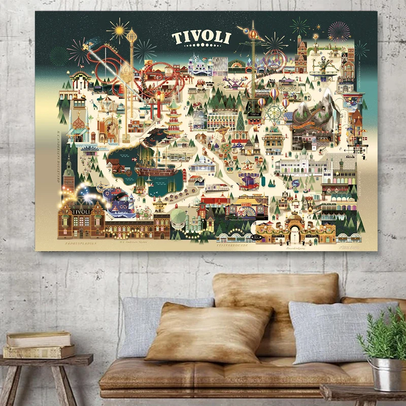 Tivoli Gardens Map