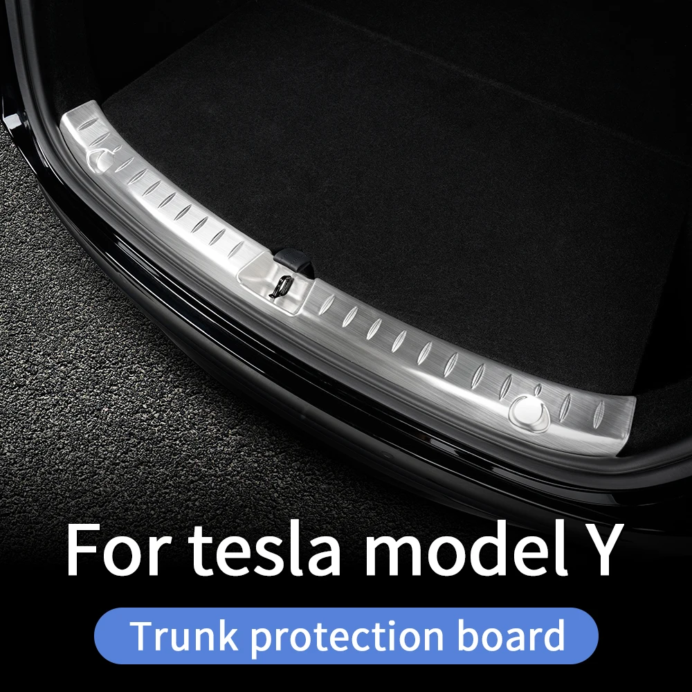 Rear-guard-panel-trim-for-2020-to-2023-Tesla-model-y-accessories-2022 ...