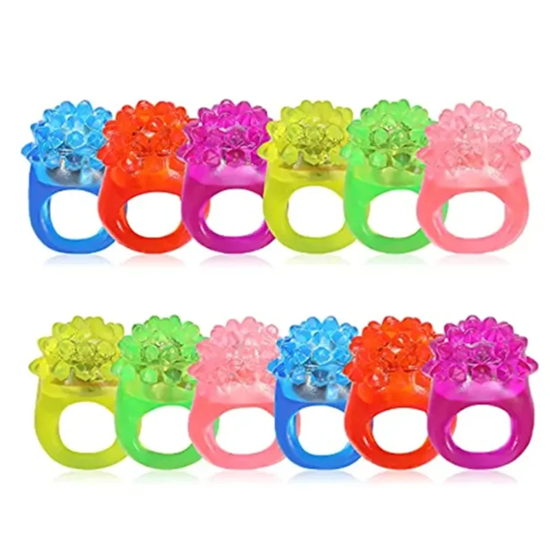 Flash-Strawberry-Ring-Kid-Toys-Glowing-Light-Led-Fluorescent-Ring ...