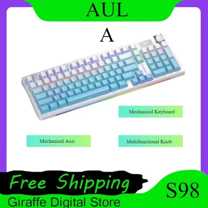 AULA-S98-wireless-mechanical-keyboard-and-mouse-set-three-mode ...