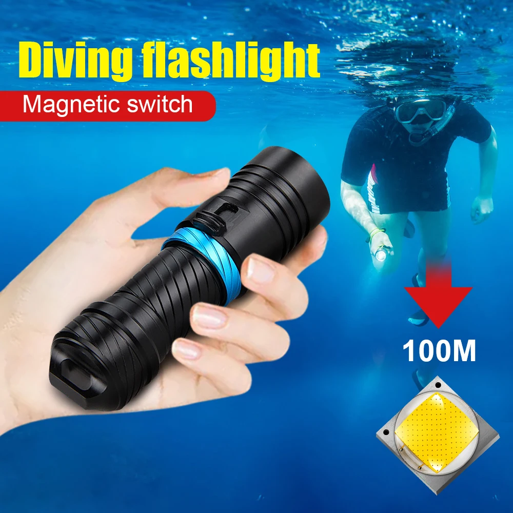 Professional-Diving-Torch-Ultra-Bright-IPX8-Waterproof-LED-Diving ...
