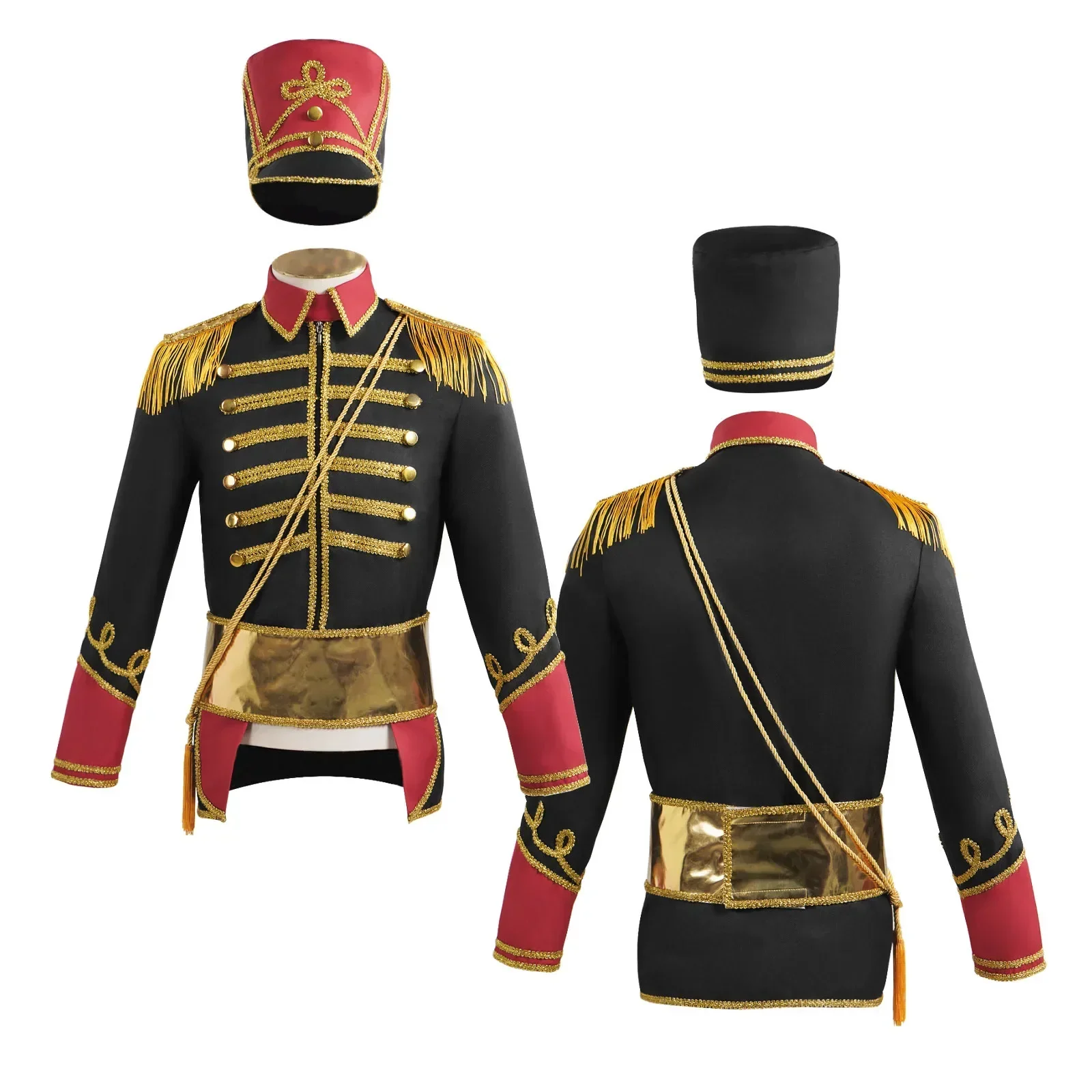 New European Adult Nutcracker Costume Medieval Royal Military Uniform ...