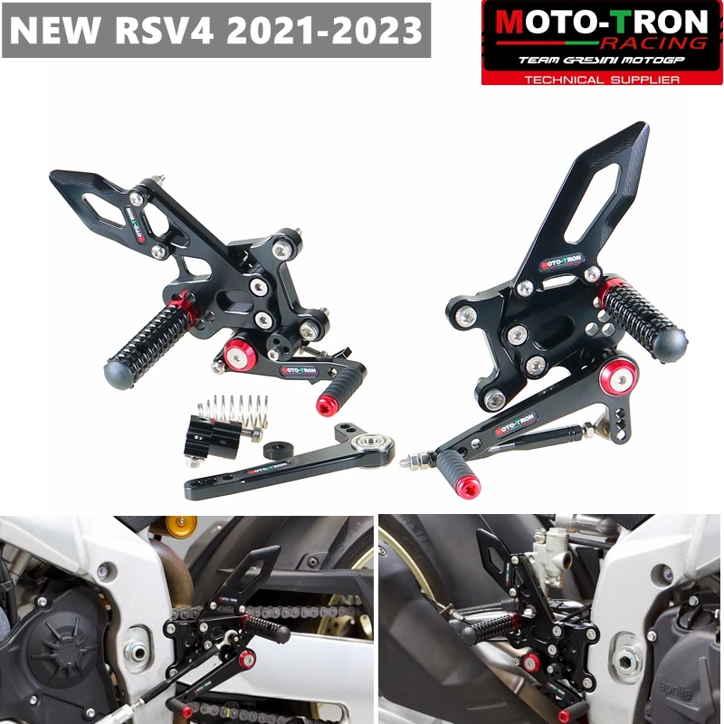 MOTO-TRON-Motorcycle-CNC-Adjustable-Rear-Set-Rearsets-Footrest-Foot ...