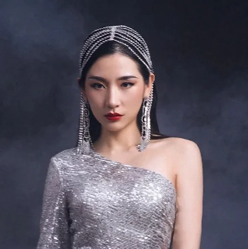 Rhinestone Long Tassel Ponytail Multi Strand Sparkly Crystal Hair ...