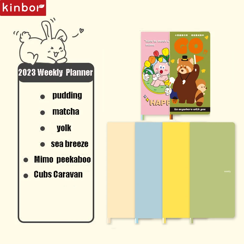 Kinbor-2023-Weekly-Planner-Notepad-Todolist-Time-Record-Notebooks-And ...