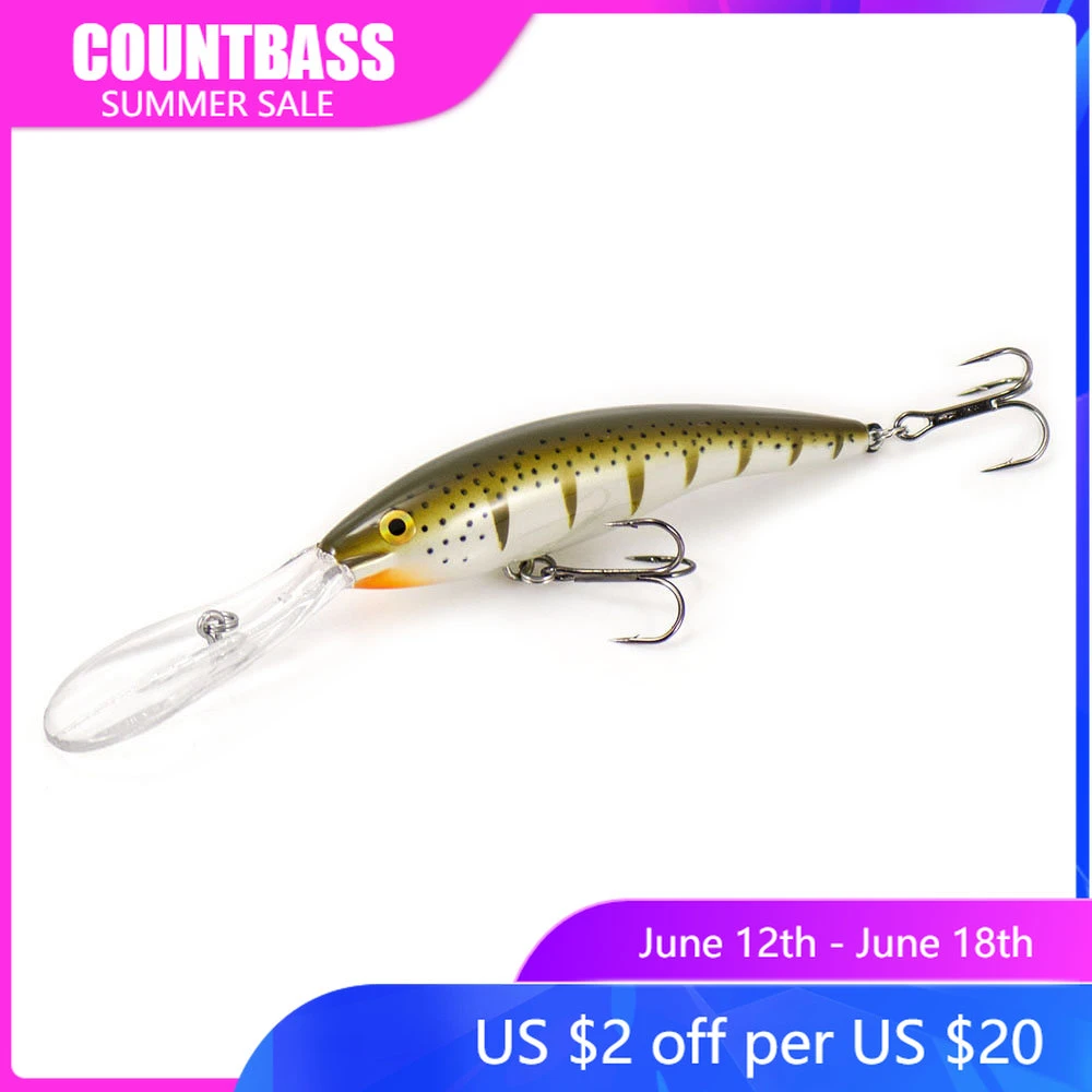 Long Lip Floating Crankbaits 90mm 3 35/64" 14.6g 33/64 oz. Dive 6m 20 ...