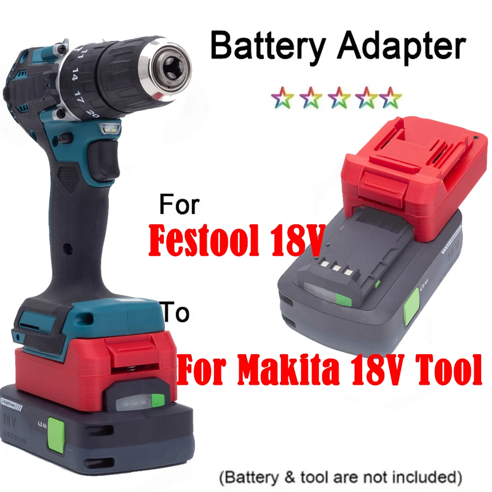 Battery-Adapter-Converter-For-Festool-18V-Lithium-Battery-to-for-Makita ...