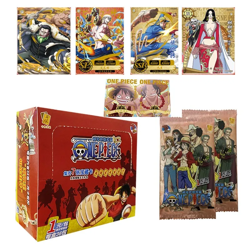 2022 New Japanese Anime One Piece Rare Cards Box Luffy Zoro Nami ...