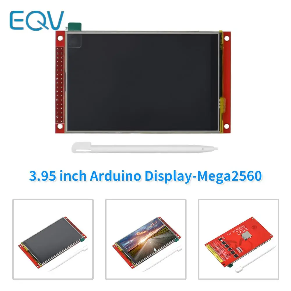 터치 패널이 있는 TFT 컬러 LCD 디스플레이 모듈 스크린, Arduino UNO Mega2560 8 Bi ILI9488 ...