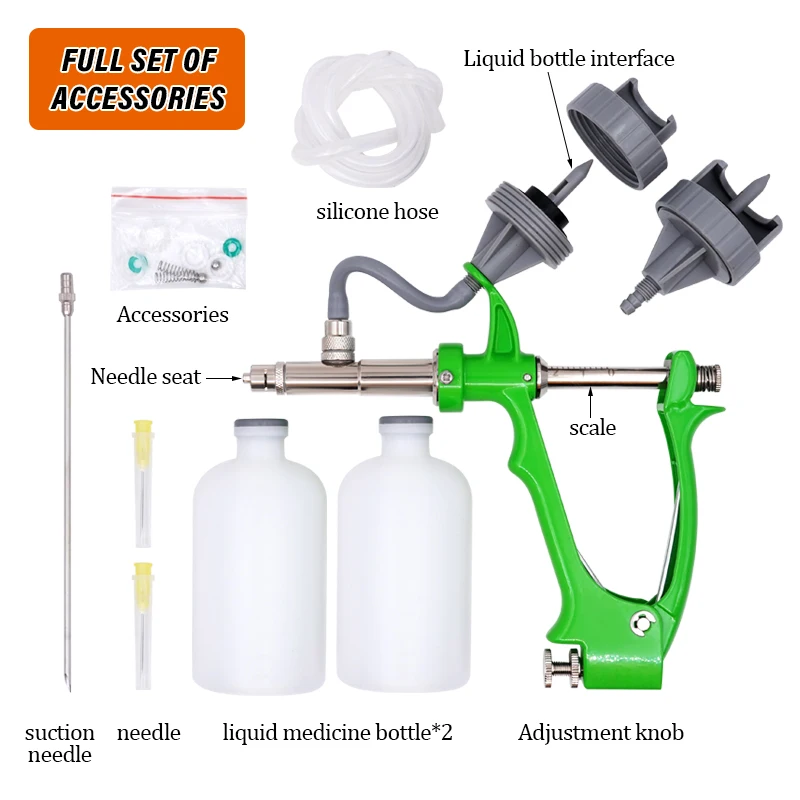 2ml-5ml-Automatic-Animal-Continuous-Syringe-Veterinary-Injection-With ...