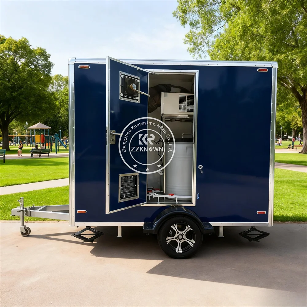 Mobile Toilet Luxury Bathroom Trailer Outdoor Weddings Portable ...