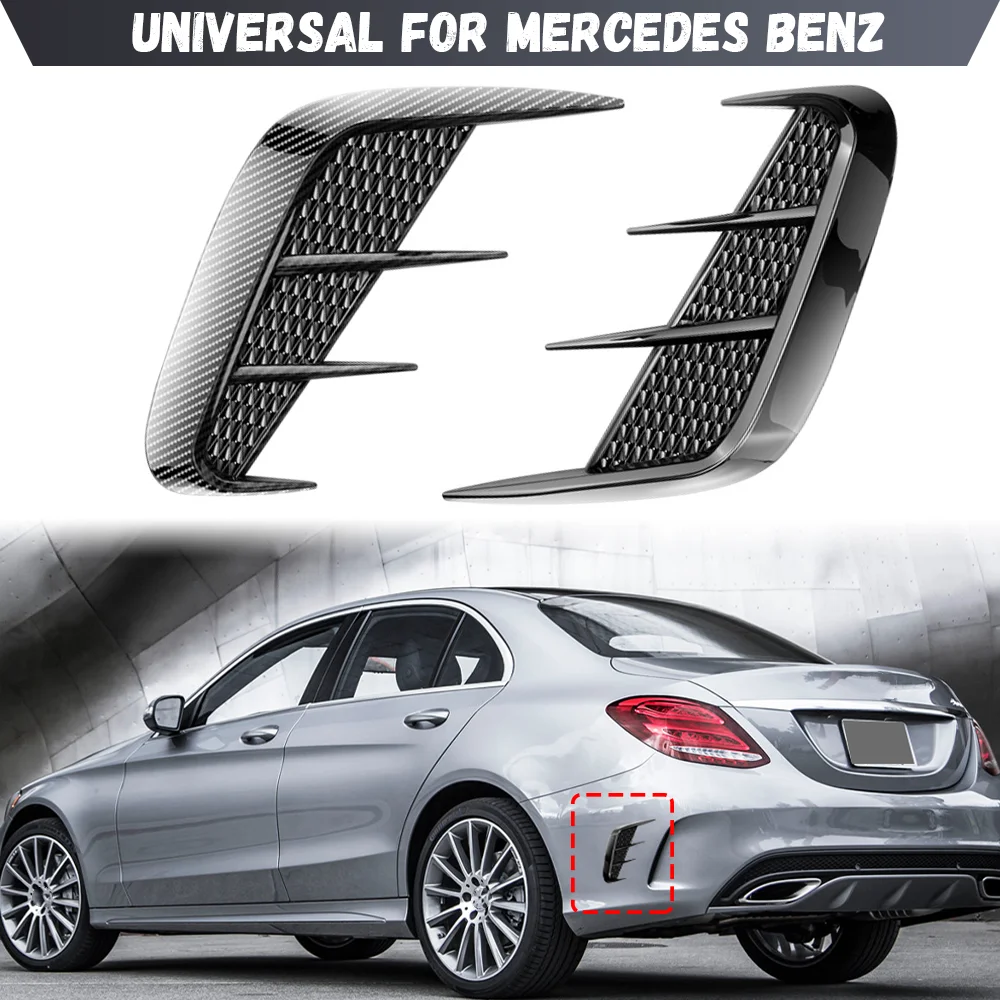 Car-Rear-Bumper-Side-Splitter-Canard-Air-Inlet-Hood-Decoration-Cover ...