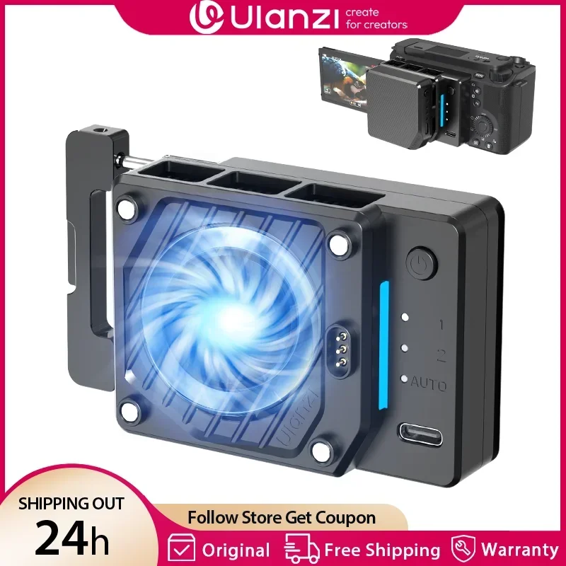 Ulanzi CU01 Thermostatic Semiconductor Camera Cooler Camera Cooling Fan ...