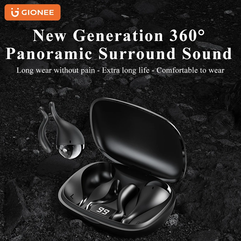 GIONEE-Bluetooth-5-3-Earphones-True-Wireless-Headphones-with-Mic-Button ...