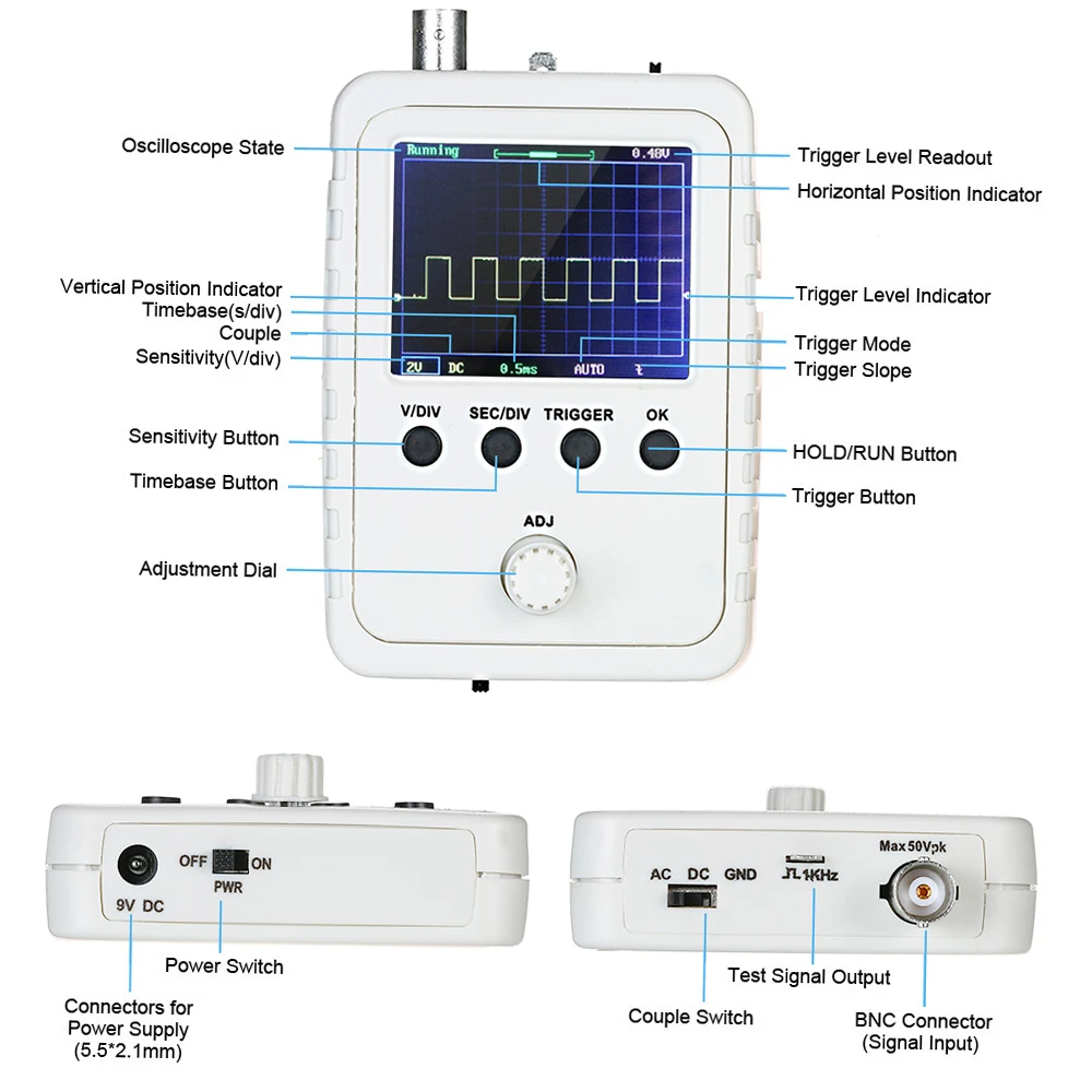 DSO-PRO-Digital-Oscilloscope-Handheld-Oscilloscope-Palm-Size ...