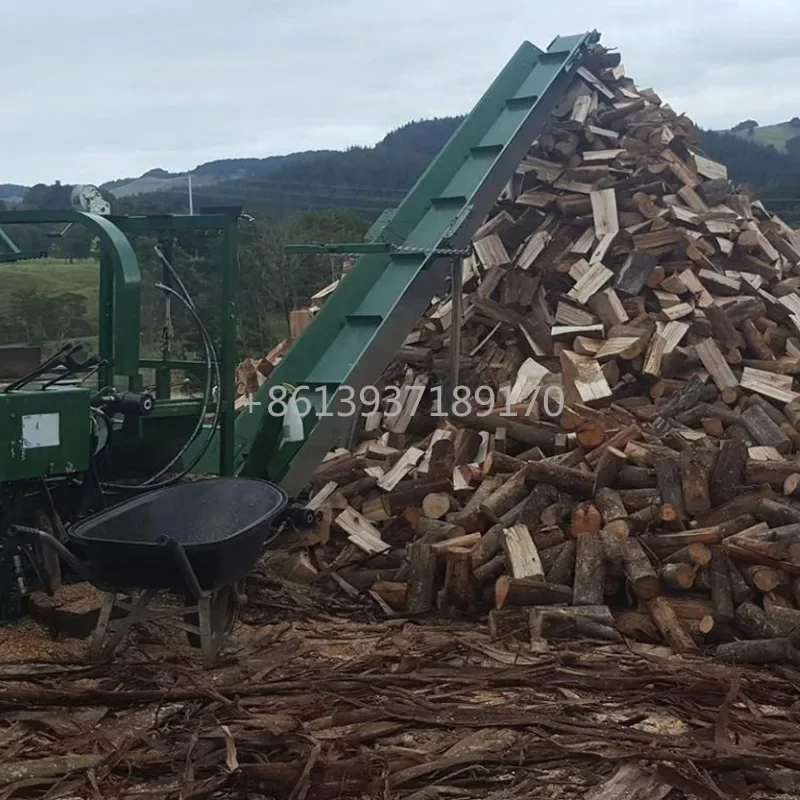 Agriculture Machinery Firewood Processor with Log Table Tree Cutting ...