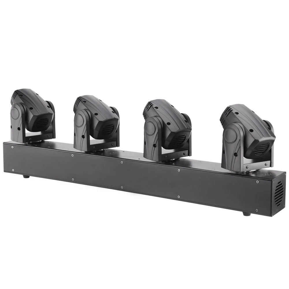 Jacmui DJ Lighting 4in1 Mini Moving Head LED Bar Beam Light 10W RGBW ...