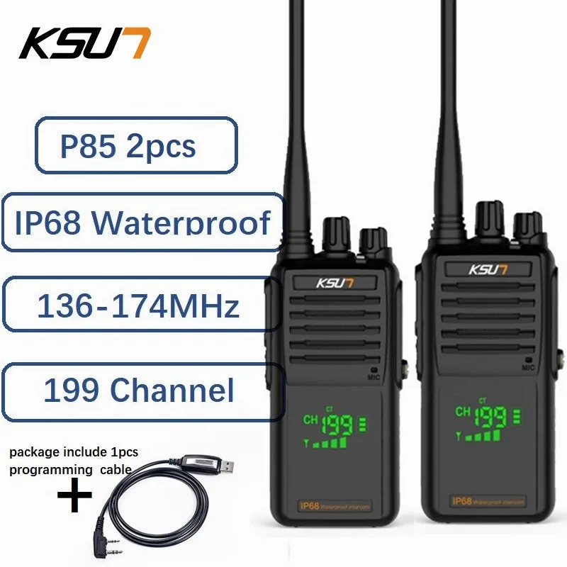 Profesional-VHF-Long-Range-Walkie-Talkie-IP68-Waterproof-Boat-Radios ...