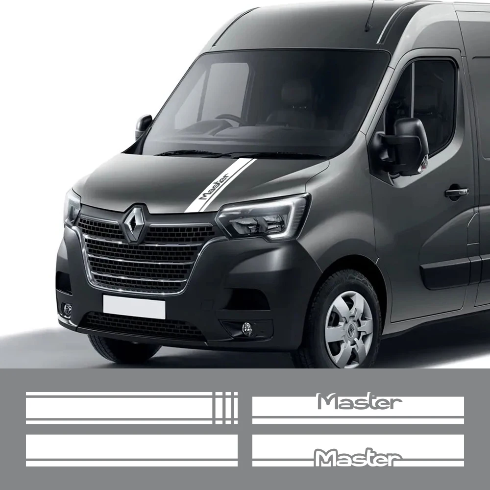 Van-Hood-Stickers-For-Renault-Master-2-3-4-Car-Bonnet-Graphics-Stripes ...