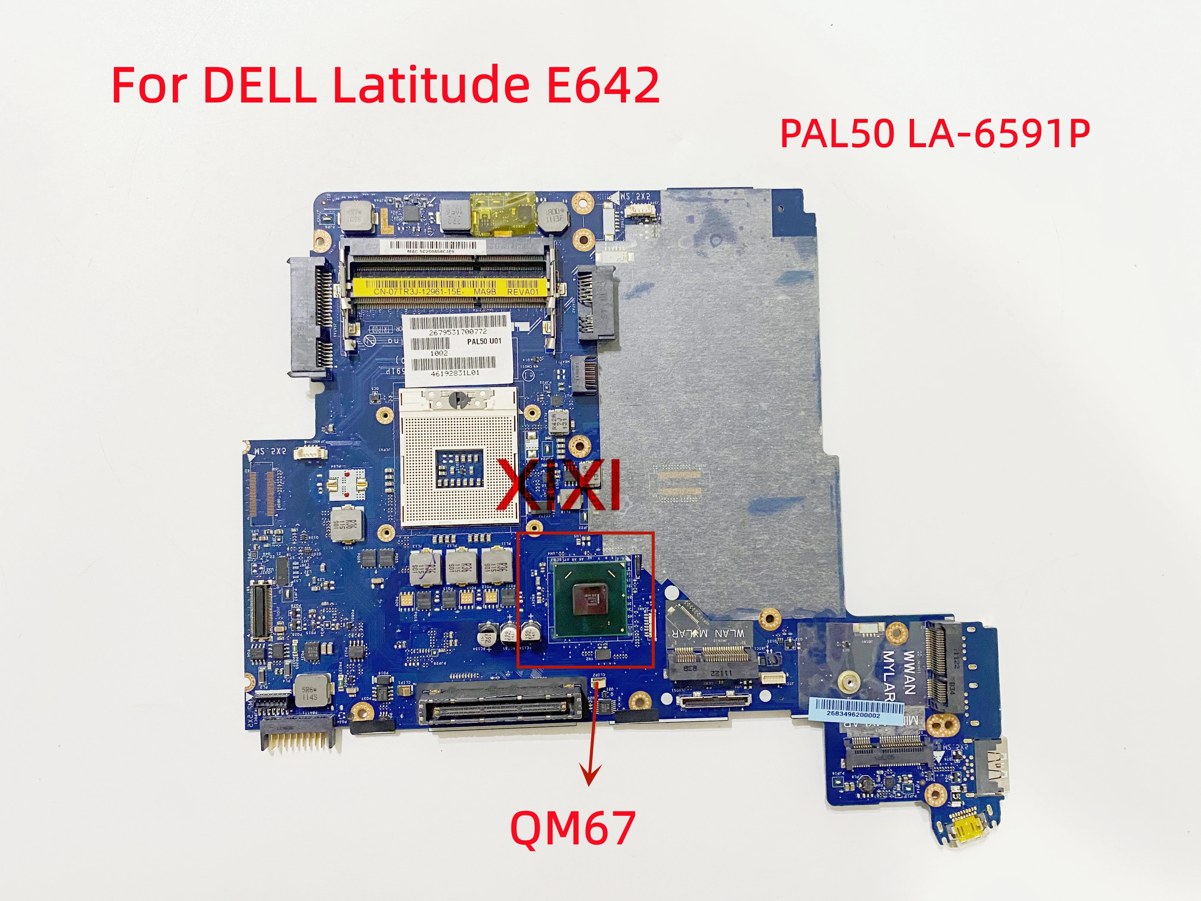 PAL50-LA-6591P-For-DELL-Latitude-E642-Laptop-motherboard-CN-0X8R3Y-CN ...