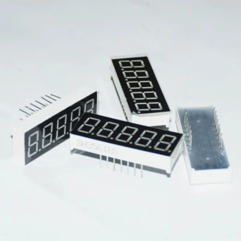 10PCS-5-Bits-Digital-Tube-Led-Display-7-Segment-Yellow-0-36-inch ...