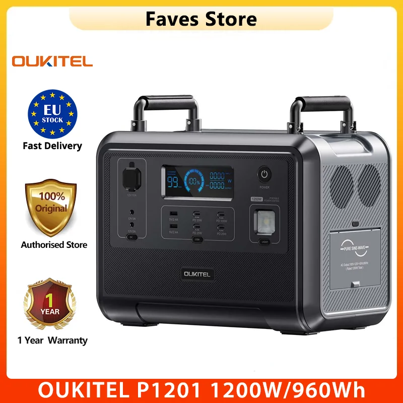 OUKITEL-P1201-Portable-Power-Station-960Wh-Solar-Generator-with-LiFePO4-Battery-1-5H-Fast ...