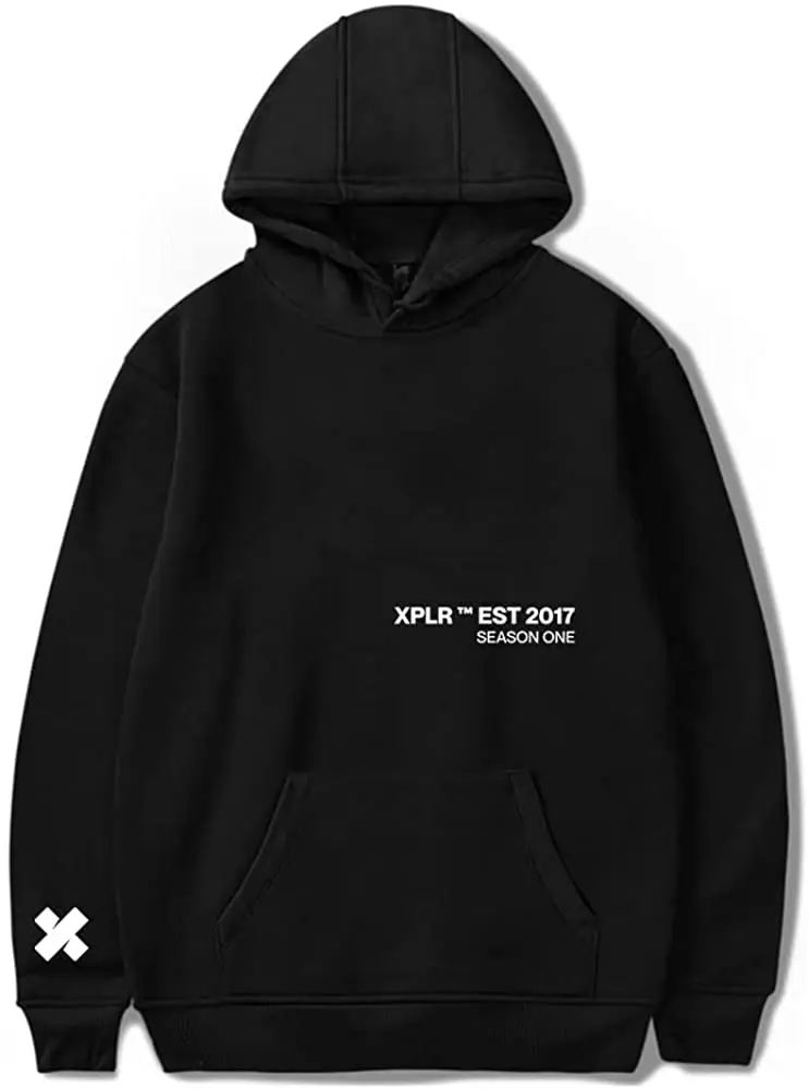 Sam and Colby Merch XPLR Seaton 1 Black Hoodie Unisex Long Sleeve Women ...