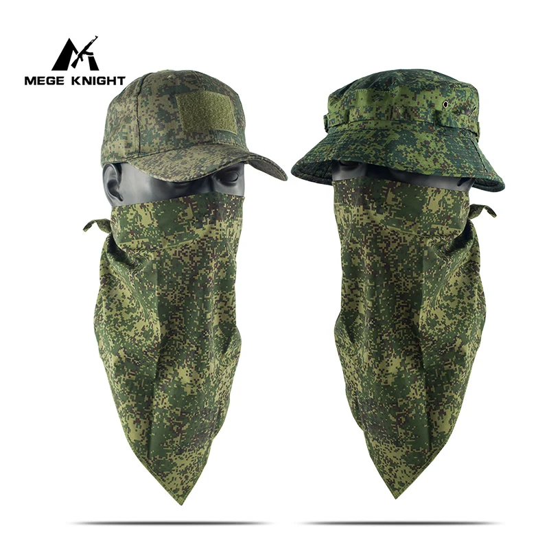 MEGE-Tactical-Camouflage-Balaclava-Boonie-Hat-Baseball-Beanies-Fishing ...