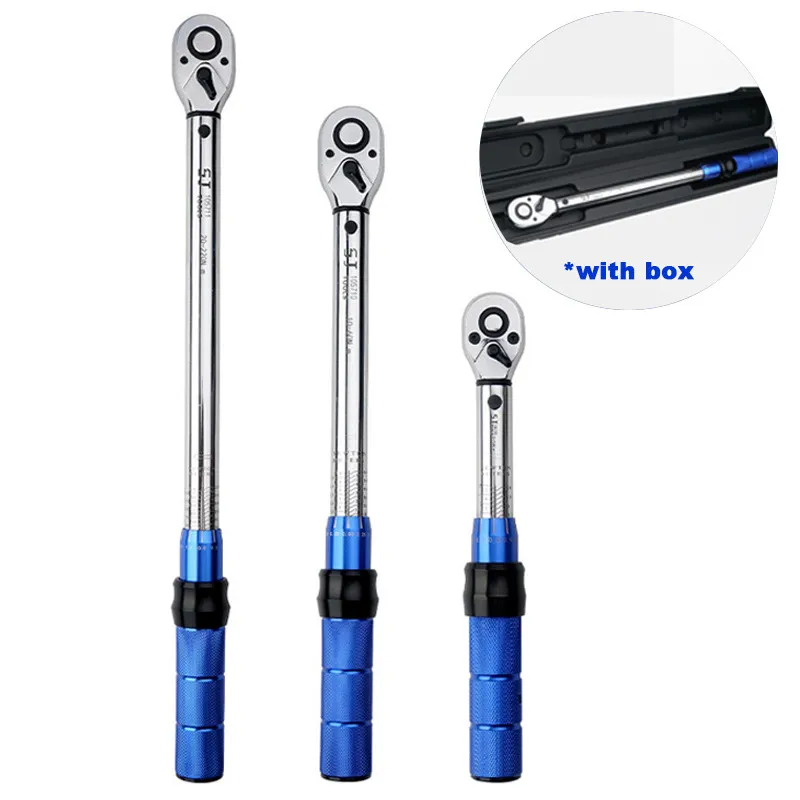 1/2'' 3/8'' 1/4'' Sqaure Drive Torque Wrench 5-210N.m High Precisions ...