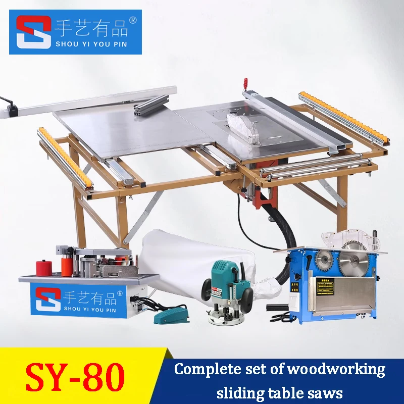SY 80 Woodworking Push Table Saw Dust Free Saw Full Set Of Precision ...
