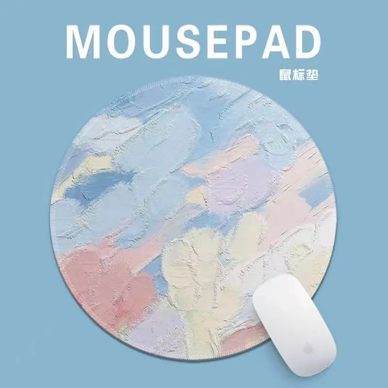 220mm-Round-Mouse-Pad-Resistant-to-dirt-Desk-Pad-Laptop-Mouse-Mat-for ...