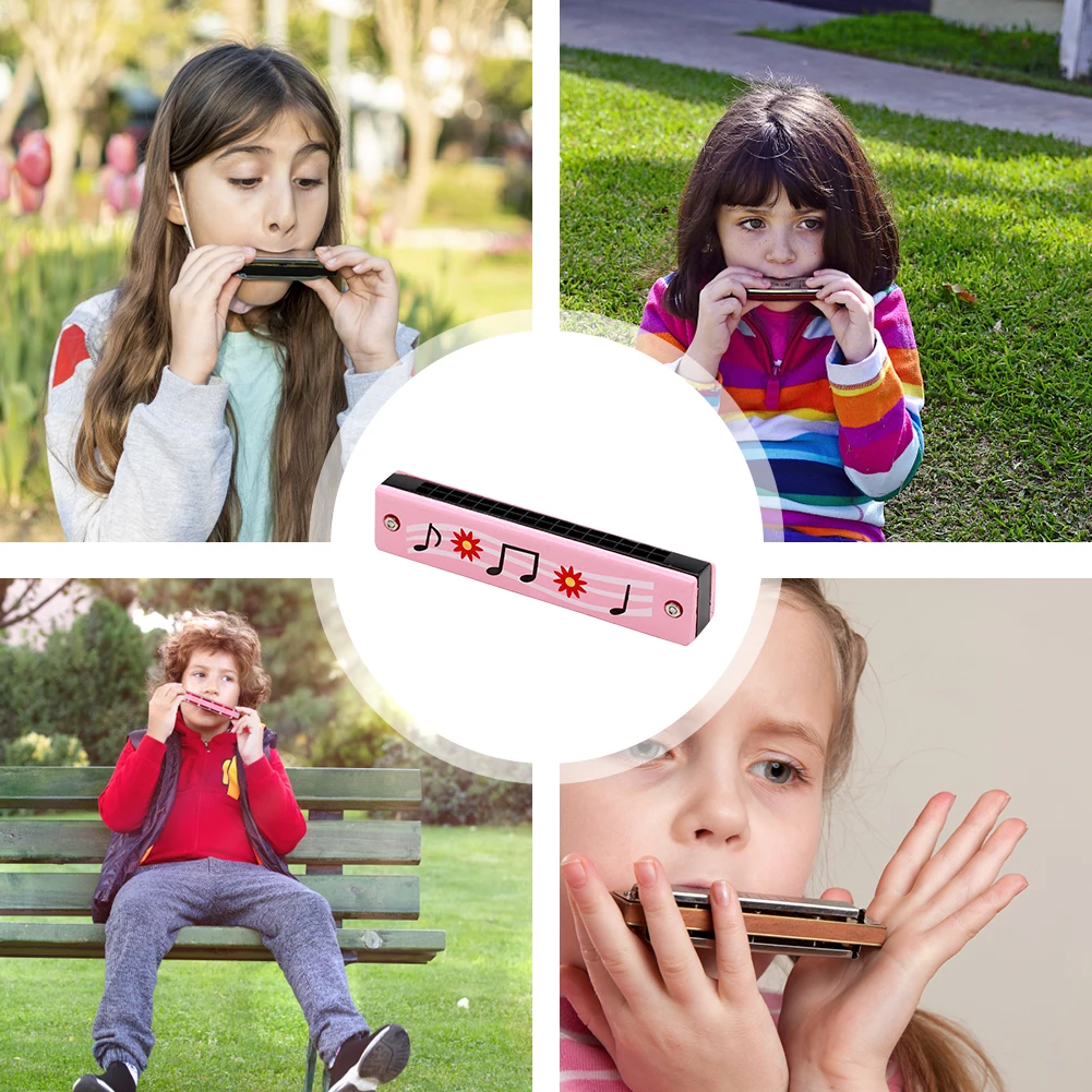 Boy Playing Harmonica