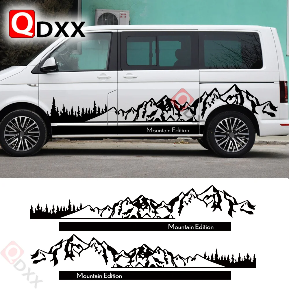 4Pcs-Lot-Car-Stickers-For-Volkswagen-VW-Transporter-T4-T5-T6-Multivan ...