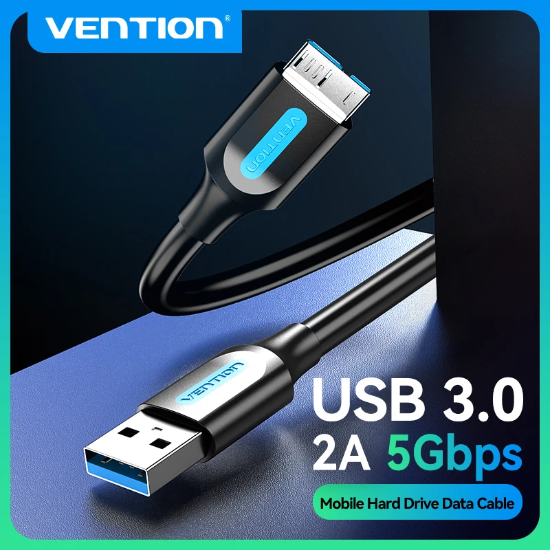 Vention Micro USB 3.0 Cable 2A Fast Charger Data Cord Mobile Phone ...