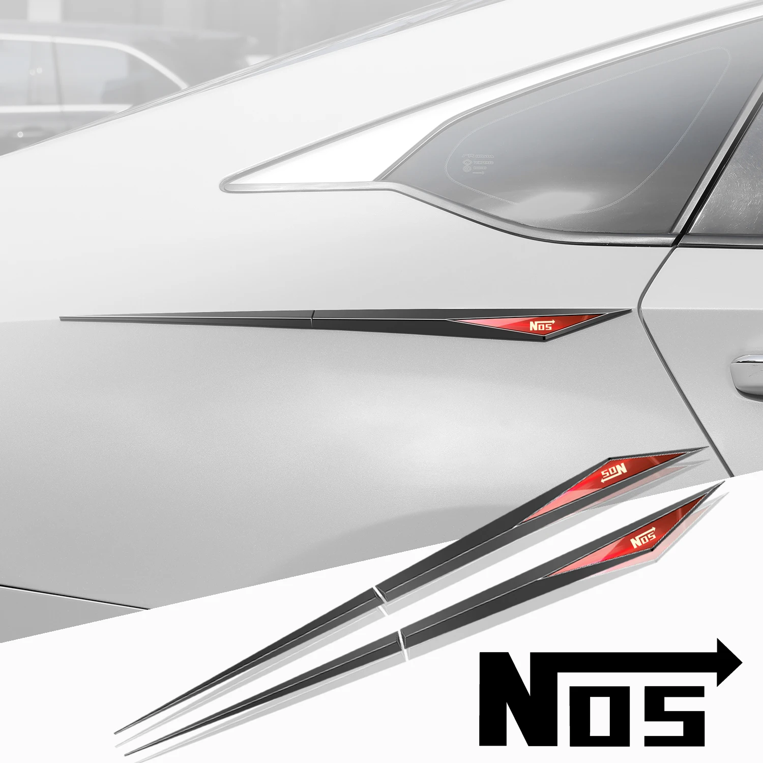 2pcs-car-stickers-TPU-car-accessories-para-auto-for-nos-NITROUS-OXIDE ...