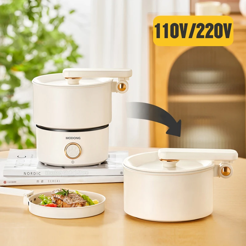 110V-220V-Electric-Cooking-Pot-2L-Foldable-Multifunctional-Electric-Pan ...