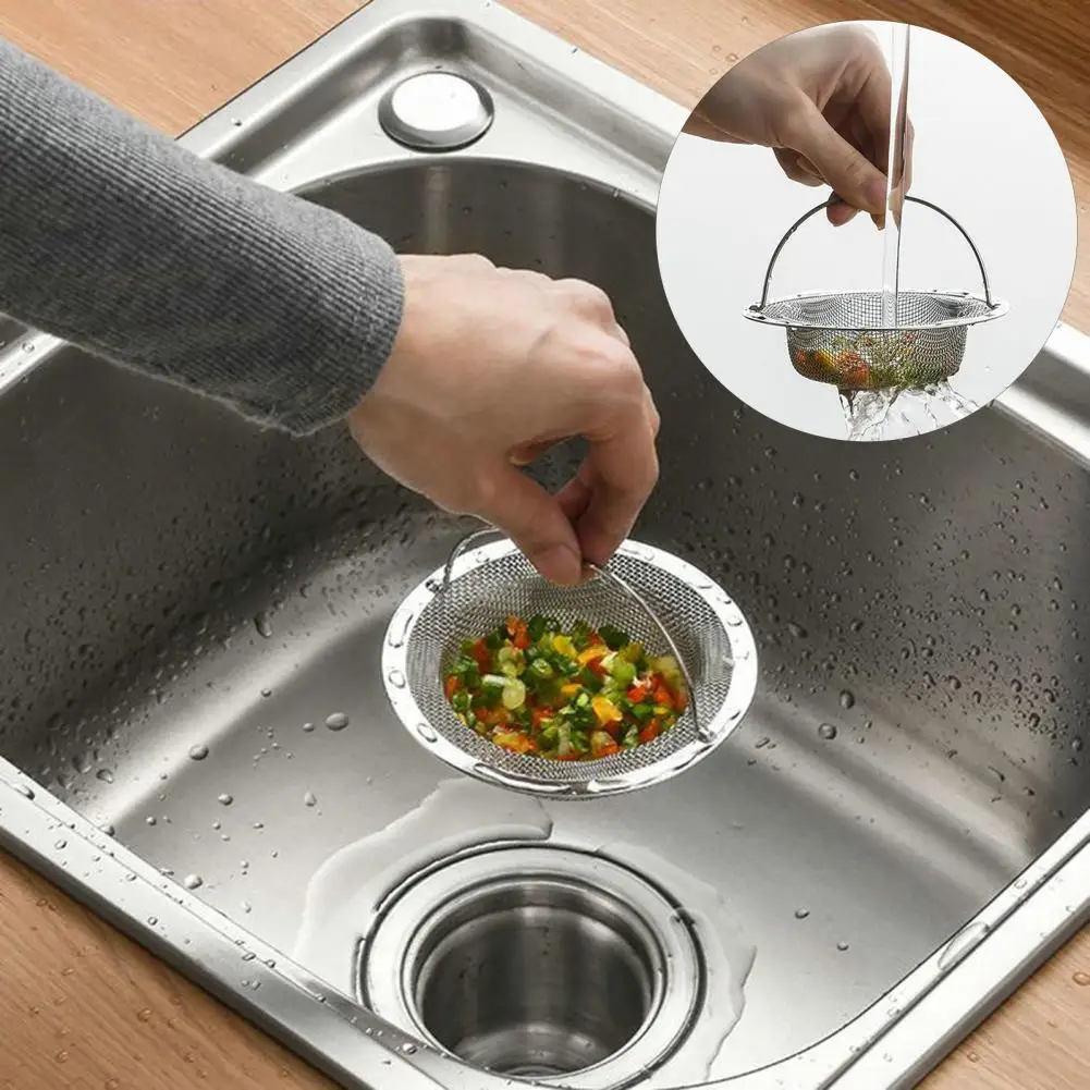 11-2cm-Stainless-Steel-Sink-Strainer-With-Handle-Kitchen-Sink-Stopper ...