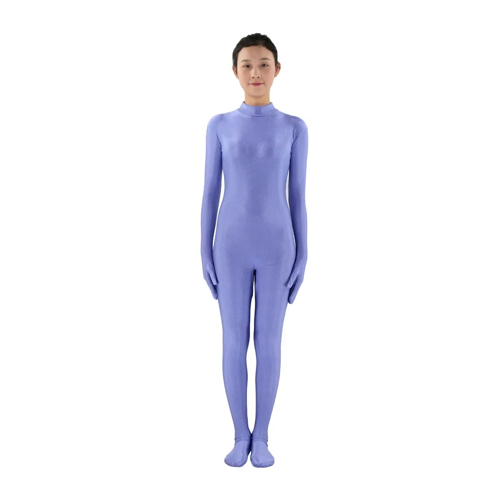 Mono de cuerpo entero ajustado de spandex negro Zentai, traje unisex ...