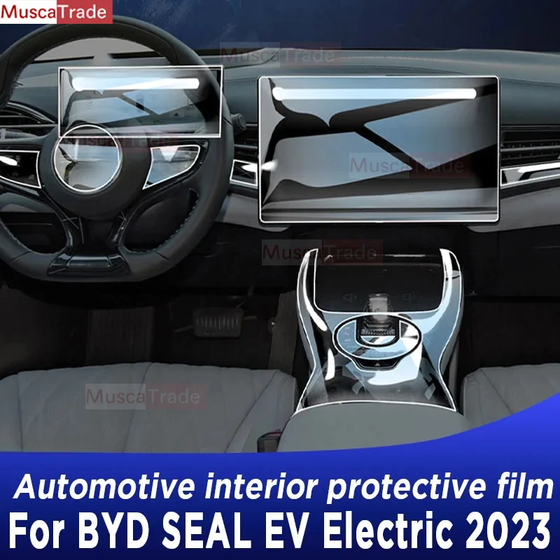 For-BYD-SEAL-EV-Electric-2023-Gearbox-Panel-Navigation-Screen-Automotive-Interior-TPU-Protective ...