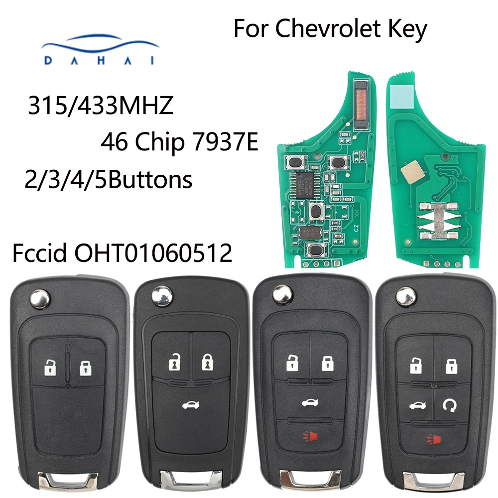 다하이 OHT 01060512 Chevrolet Cruze Camaro Malibu Sonic Opel GMC 용 원격 자동차 ...