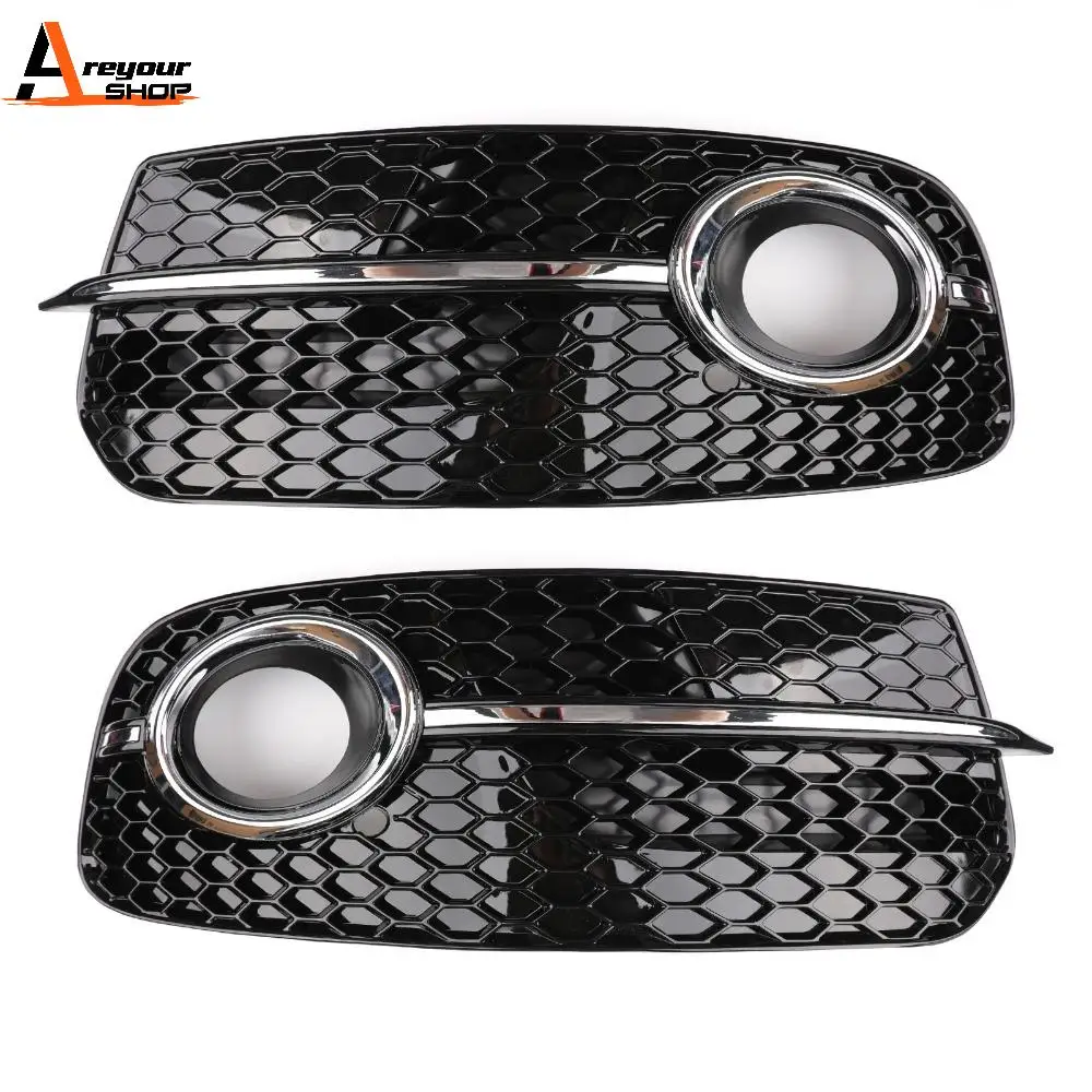 Areyourshop-Upgrade-SQ5-Style-Fog-Light-Grill-Grille-For-AUDI-Q5-2013 ...