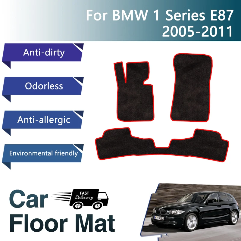 Luxury-Car-Floor-Mats-For-BMW-1-Series-E87-2005-2011-5door-Hatchback ...