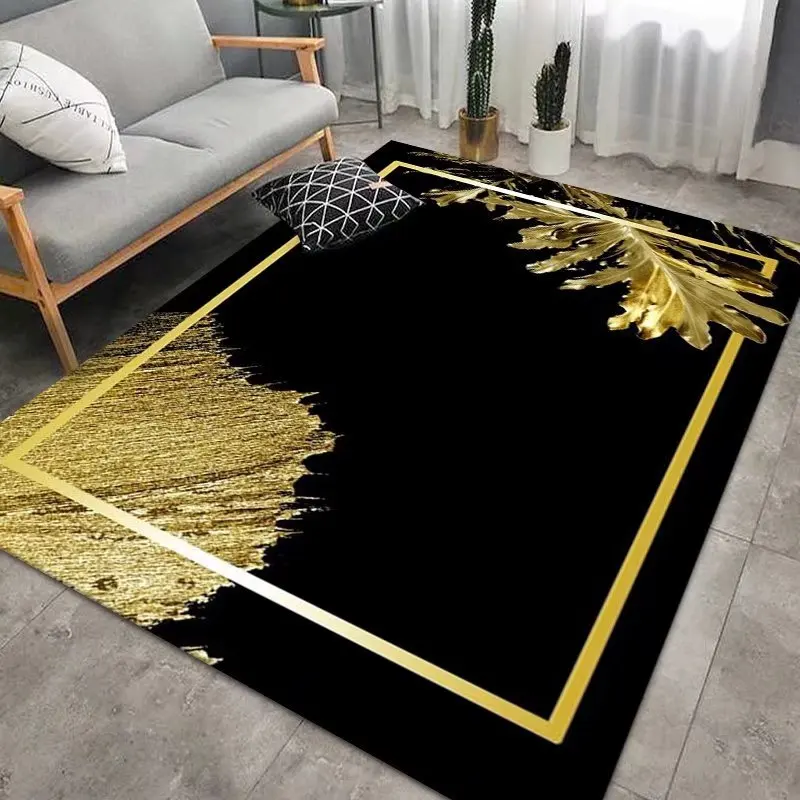 Black-Gold-CARPET-FOR-LIVE-ROOM-Large-Size-Luxury-Area-Rugs-for-Bedroom ...