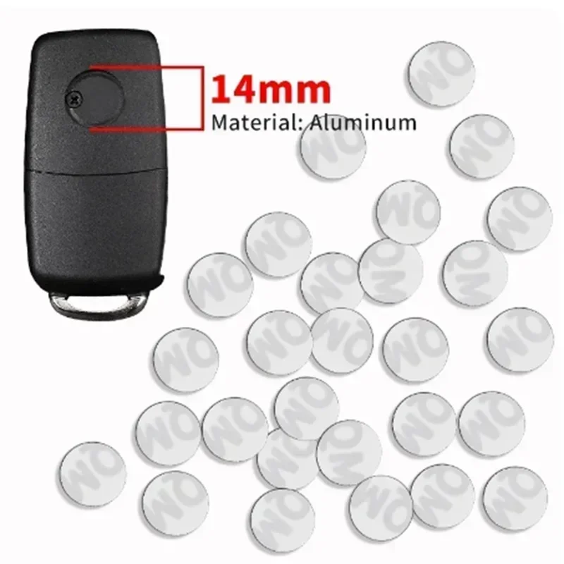 New 14mm Fob Car Logo Sticker For Car Remote Control Key For Volkswagen ...