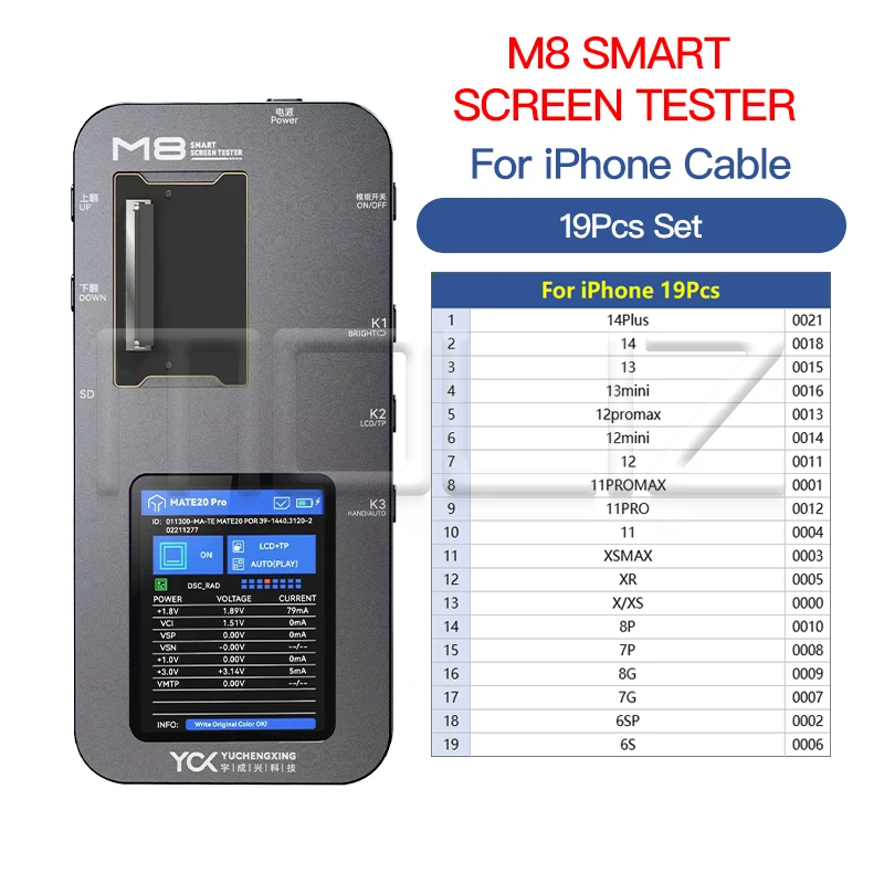 YCX-LCD-Testador-de-Tela-para-iPhone-Touch-Display-Teste-de-Fun-o ...
