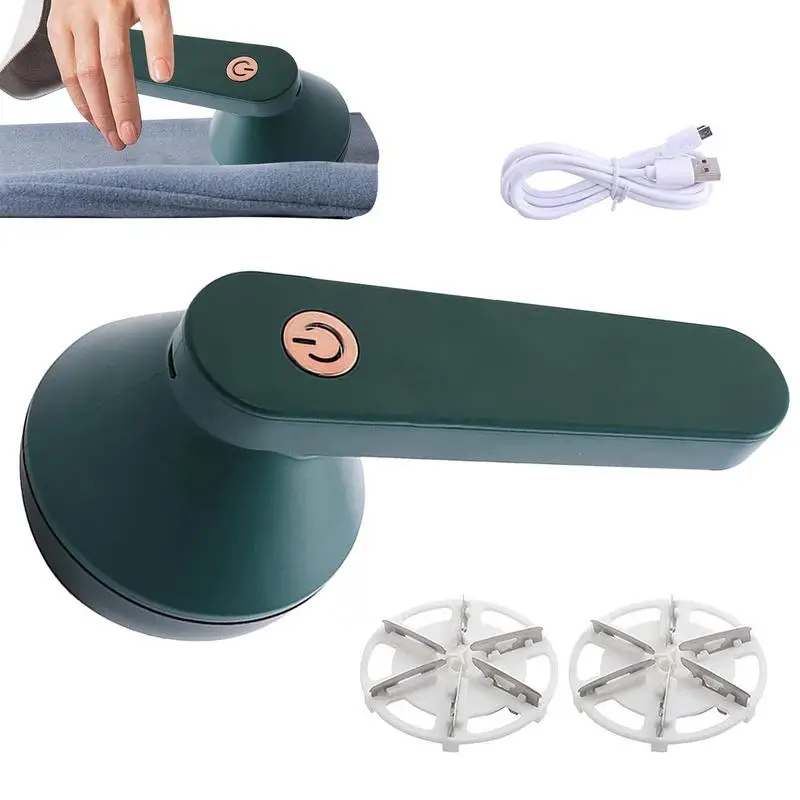 Rechargeable Fabric Shaver Portable Sweater Defuzzer With Replaceable ...