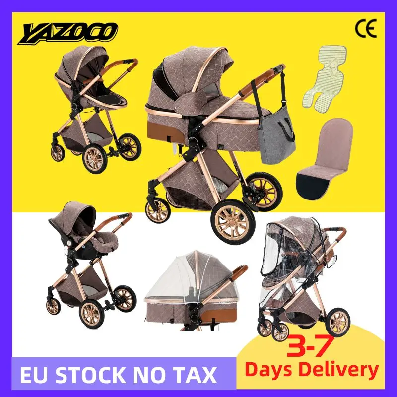 Baby-Stroller-Multi-functional-3-in-1-Easy-Folding-Travel-Portable ...