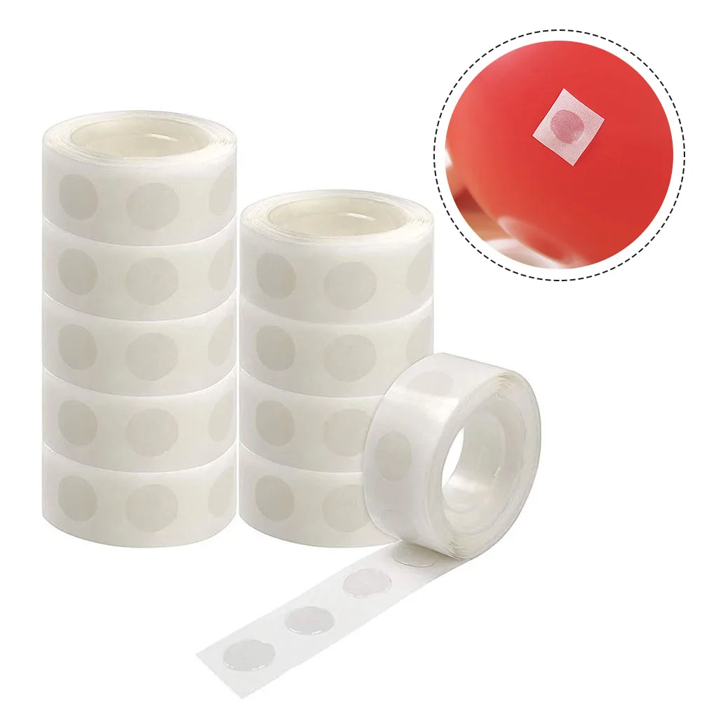 1-Roll-Balloon-Adhesive-Tape-100-Tablets-Transparent-12MM-Round-Dots ...