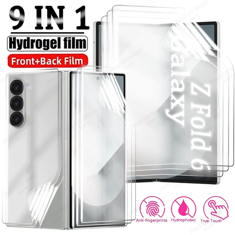 9IN1 Hydrogel Film For Samsung Galaxy Z Fold 7 Front Back Inner Screen ...