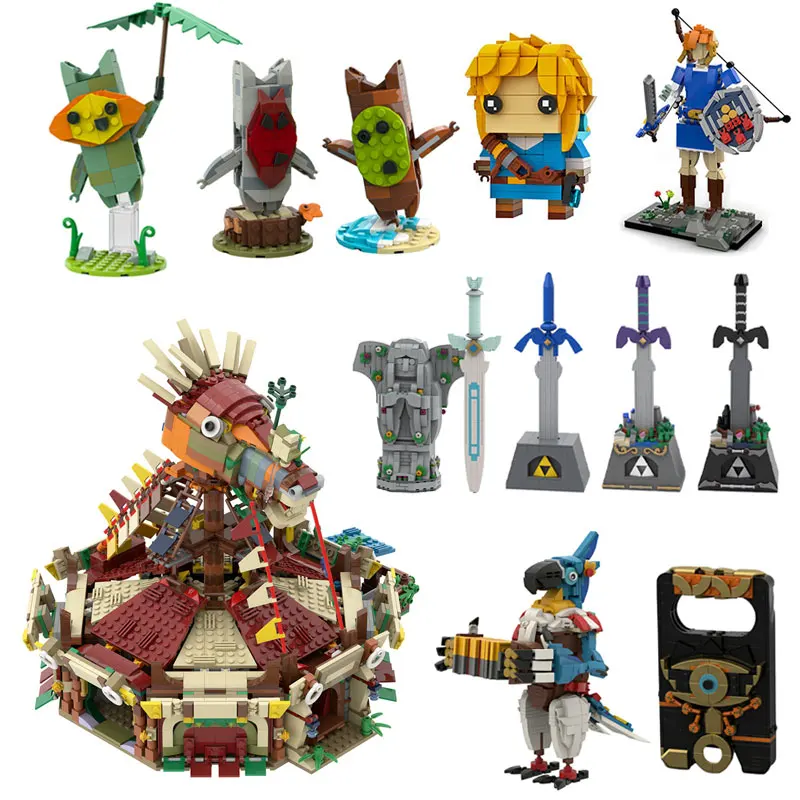Moc Zeldaed Ruins Guardian Link Master Sword Stable Keglo Seeds ...